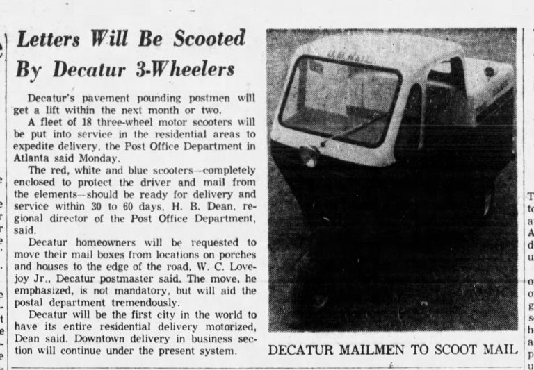 Decatur Post Office and Mailbox Drama - DeKalb History Center