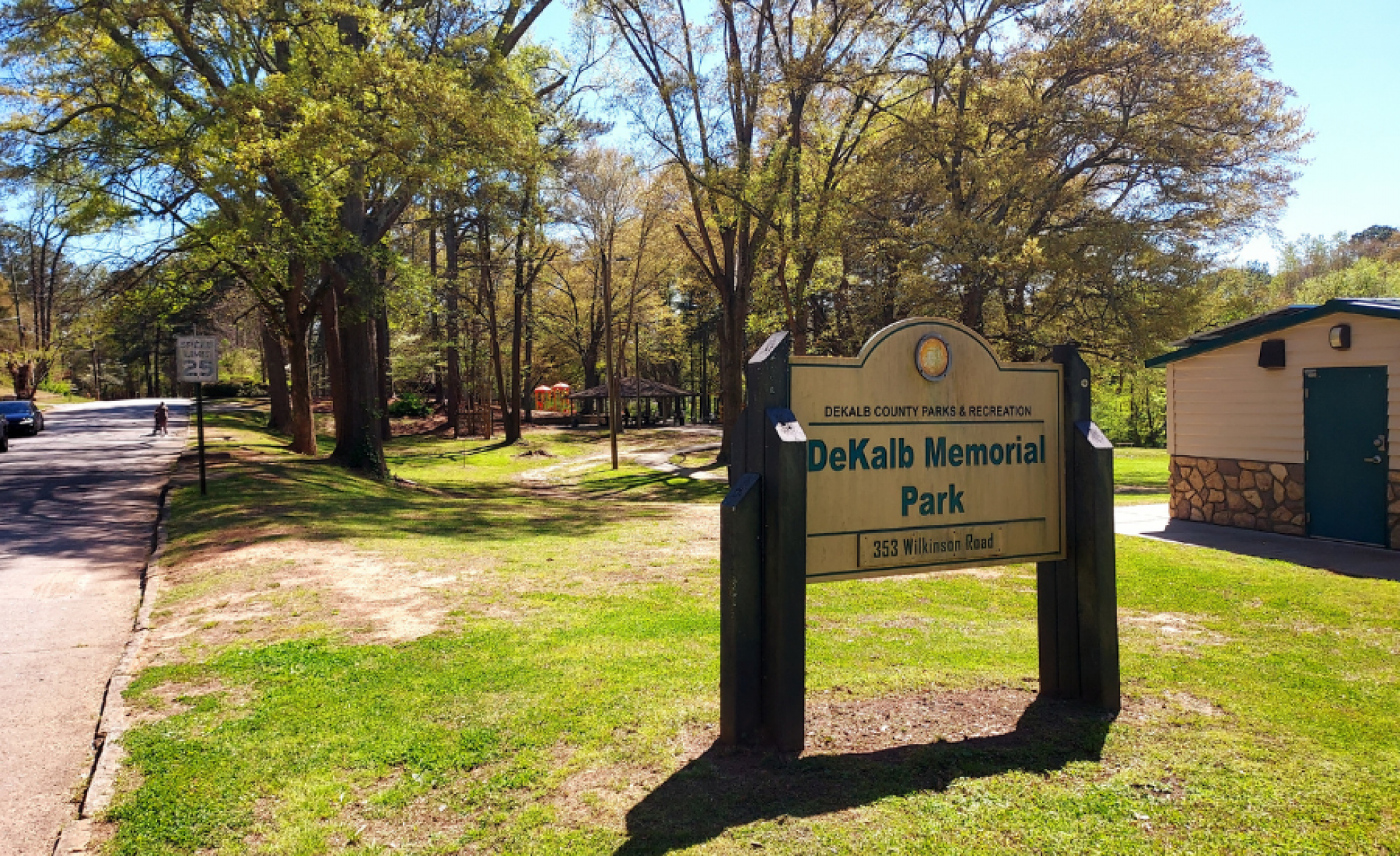 The General Walker Monument and DeKalb Memorial Park - DeKalb History ...
