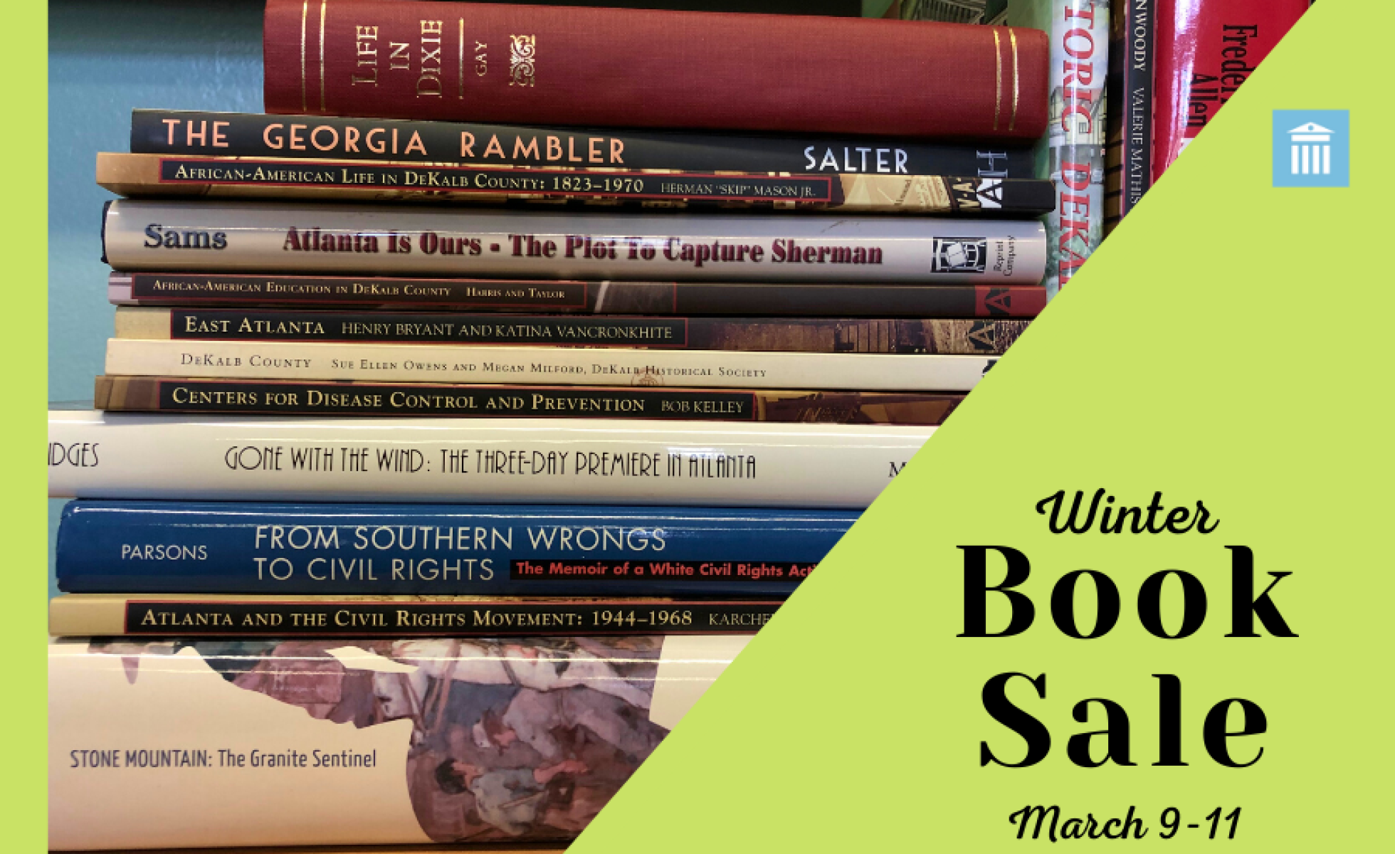 Winter Book Sale | DeKalb History Center